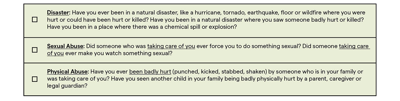 UCLA PTSD RI | UCLA PTSD Reaction Index | Greenspace (CA)